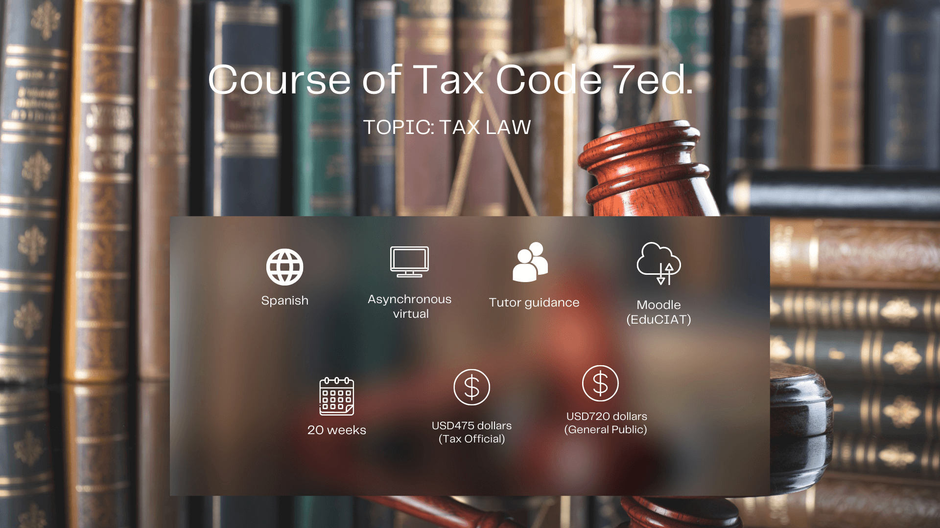 Tax Code Course 7ed | Inter-American Center of Tax Administrations