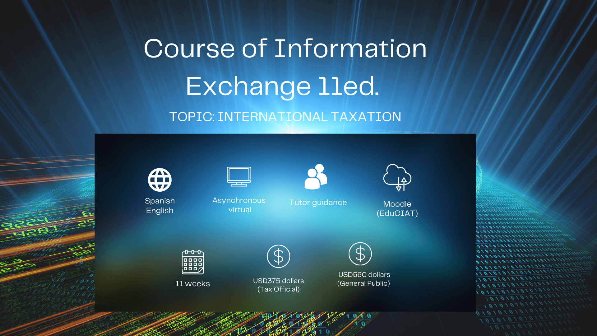 Course on Information Exchange 11ed. | Inter-American Center of Tax ...