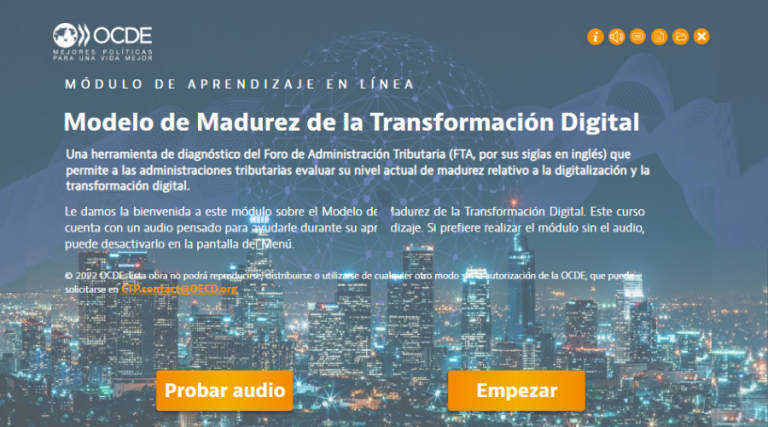 Módulo de aprendizaje en línea sobre el modelo de madurez de transformación digital: ahora ...